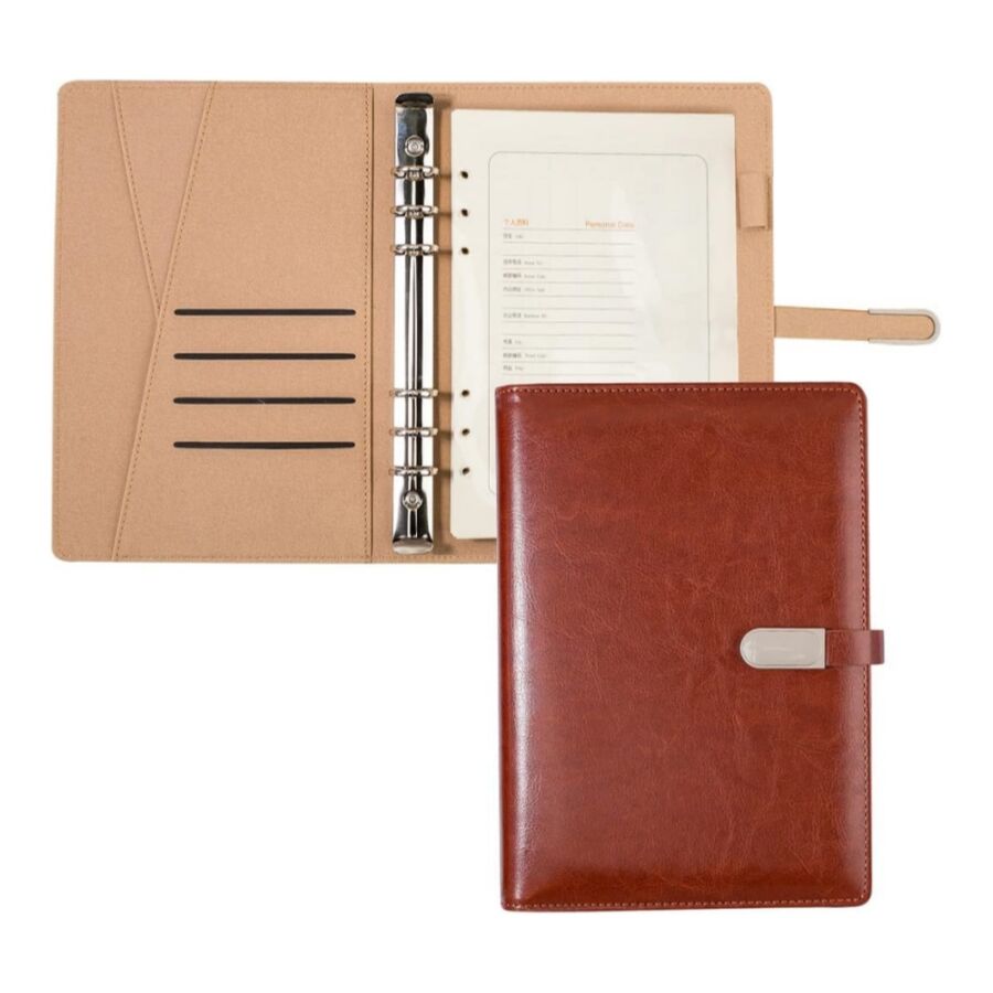 Custom 6rings Loose-leaf Planner Organizer Leather Binder Cover A5 ...