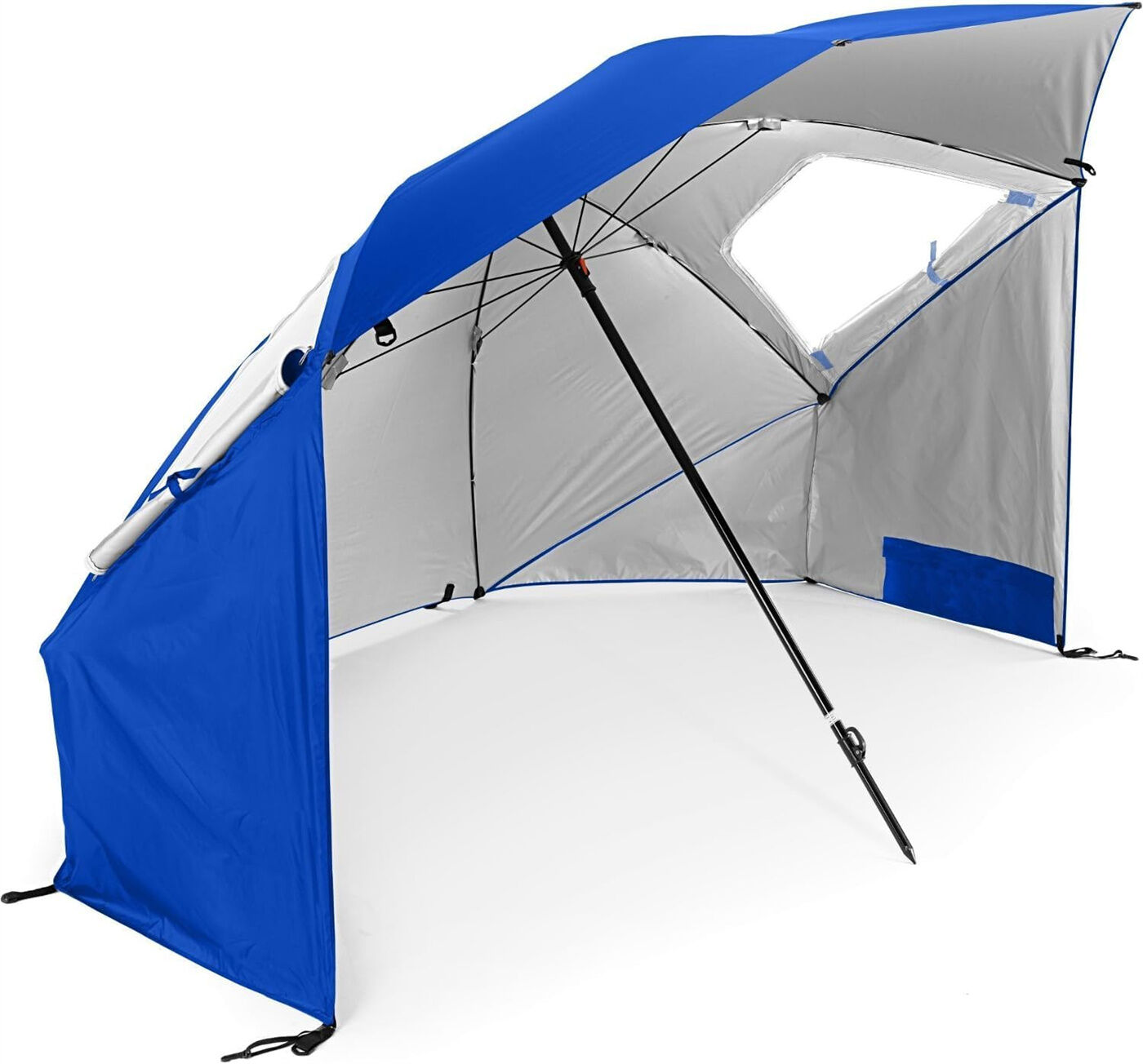 Spf 50+ Sun And Rain Canopy Umbrella For Camping, Beach And Sports ...