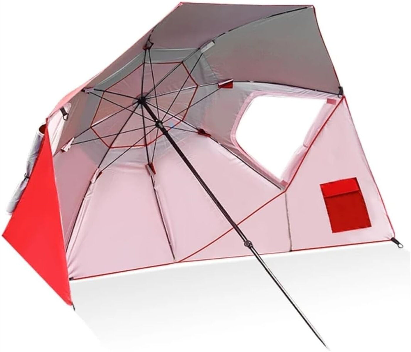 Spf 50+ Sun And Rain Canopy Umbrella For Camping, Beach And Sports ...