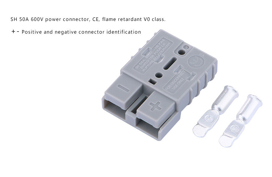 Sh 50a 600v Power Connector Anderson Style Plug Electric Forklift ...