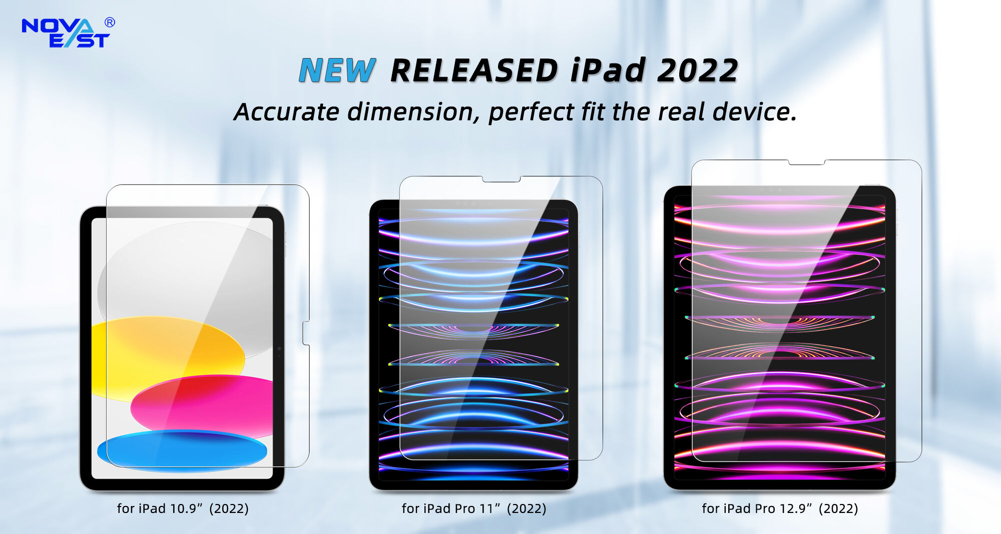 Hd Clear Tempered Glass Screen Protector For Ipad Series, Tempered ...