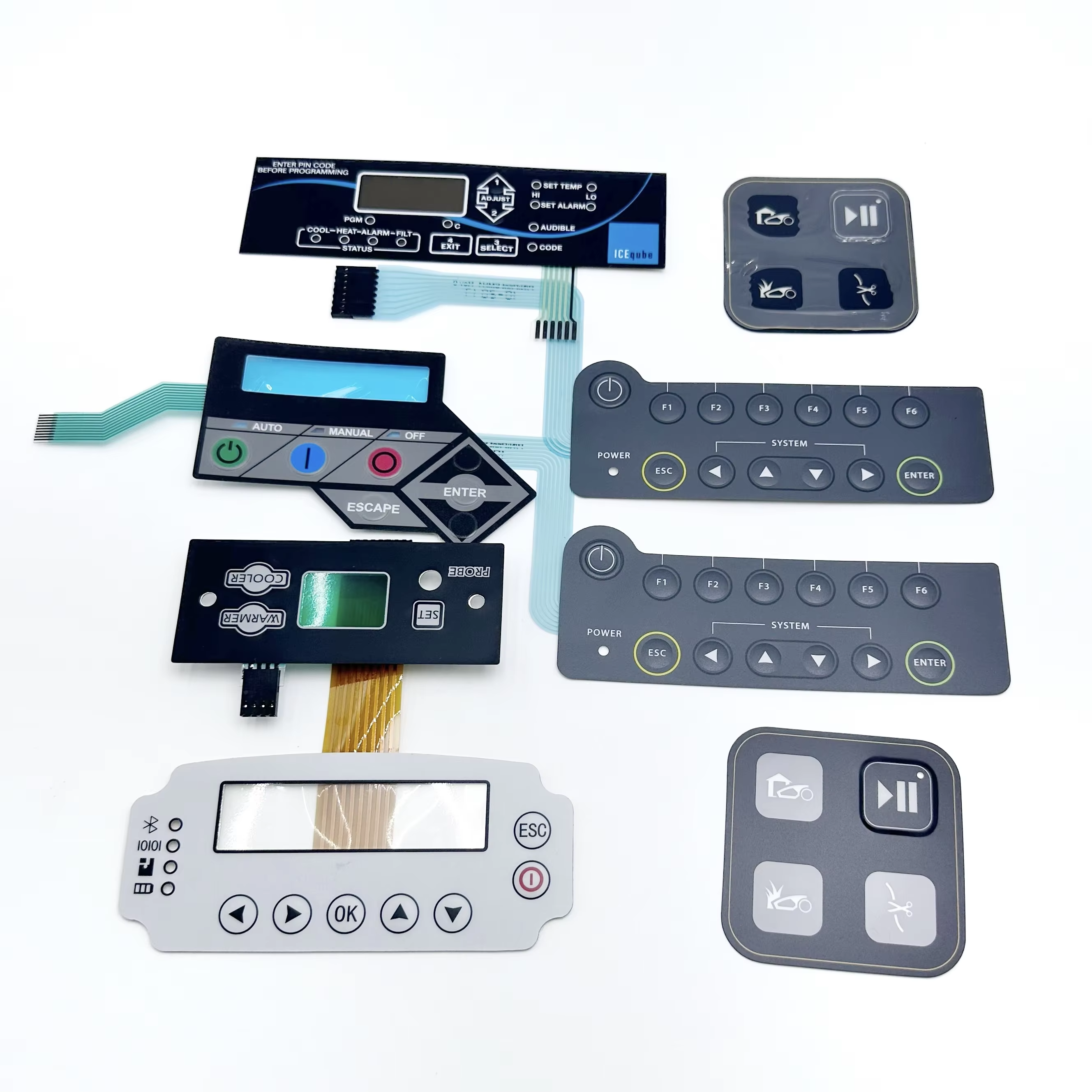 Custom Factory Electronic Home Appliance Remote Control Button Keypads ...
