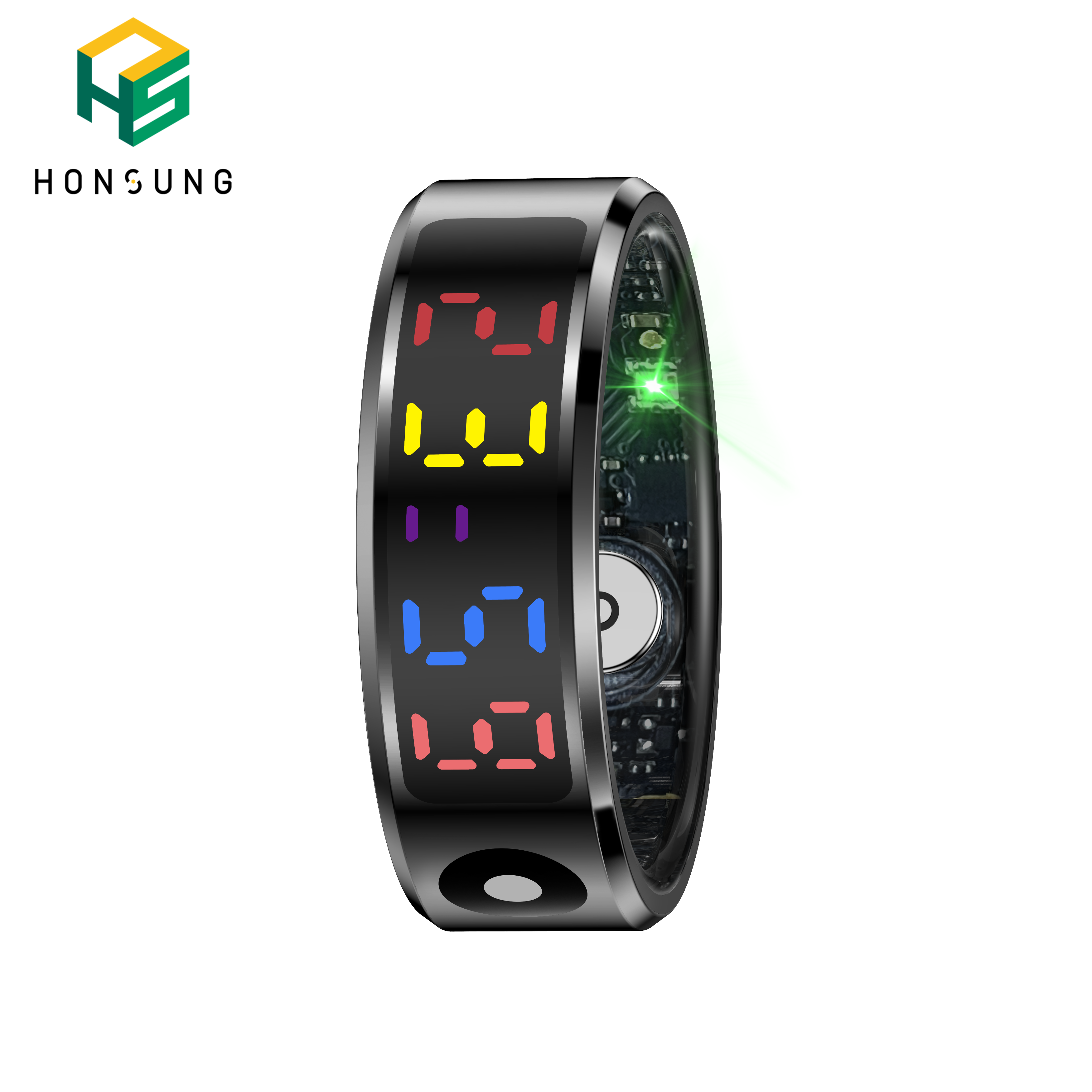 Buy Hong Kong SAR Wholesale Tik Tok Ring 5atm Smart Ring With Led ...