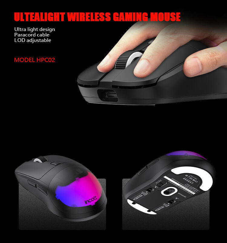 Wholesale Wired And 2.4g Wireless Rgb Gaming Mouse With Detachable Back ...