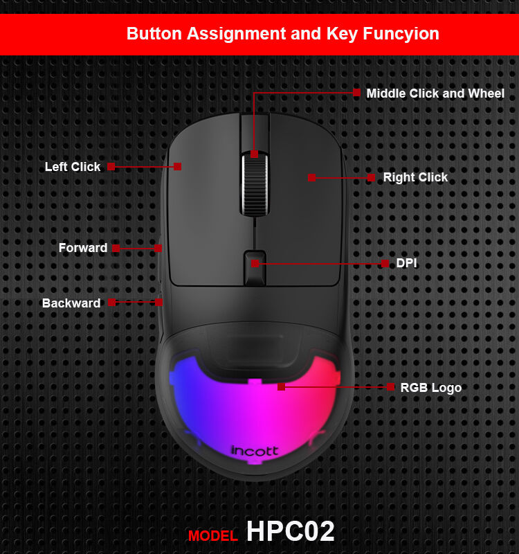 Wholesale Wired And 2.4g Wireless Rgb Gaming Mouse With Detachable Back ...