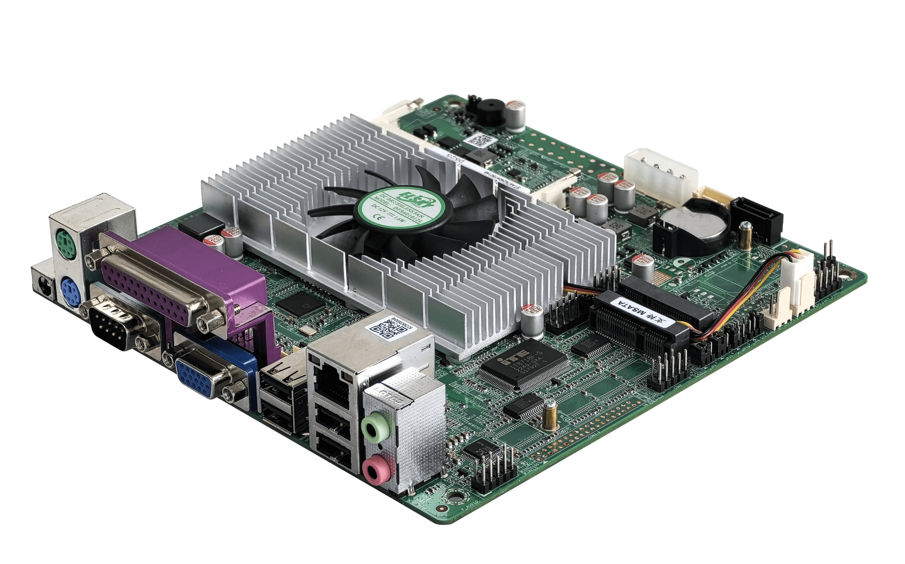 Elsky E5m2c8 Motherboards Intel Atom D425 1*core/d525 2*core Cpu 1.8ghz ...