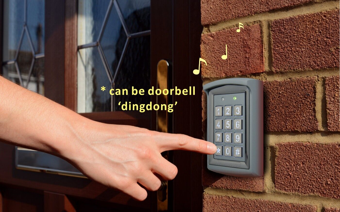 Nfc Rfid Access Control Keypad Ip68 Waterproof Frequency 125khz / 13 ...
