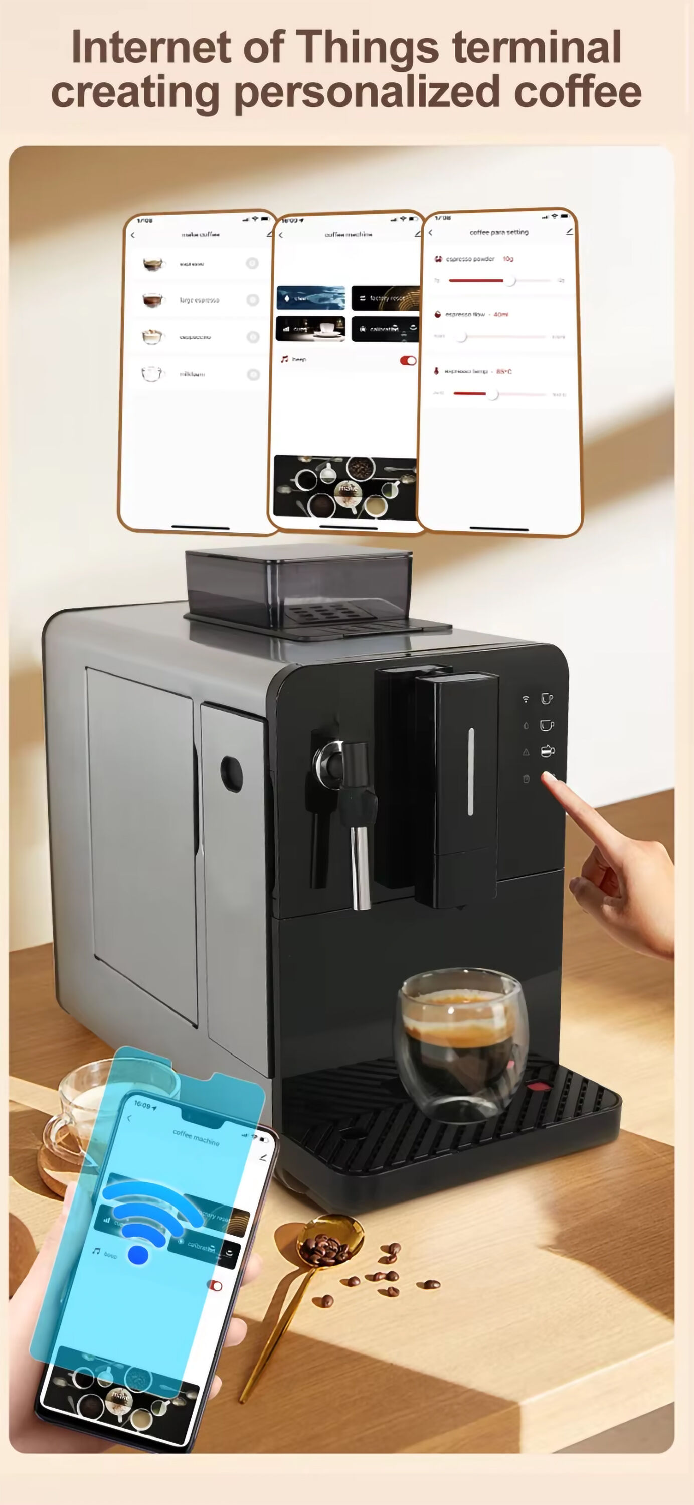 Bulk Buy China Wholesale Factory Price App Controlled 19bar Built-in ...