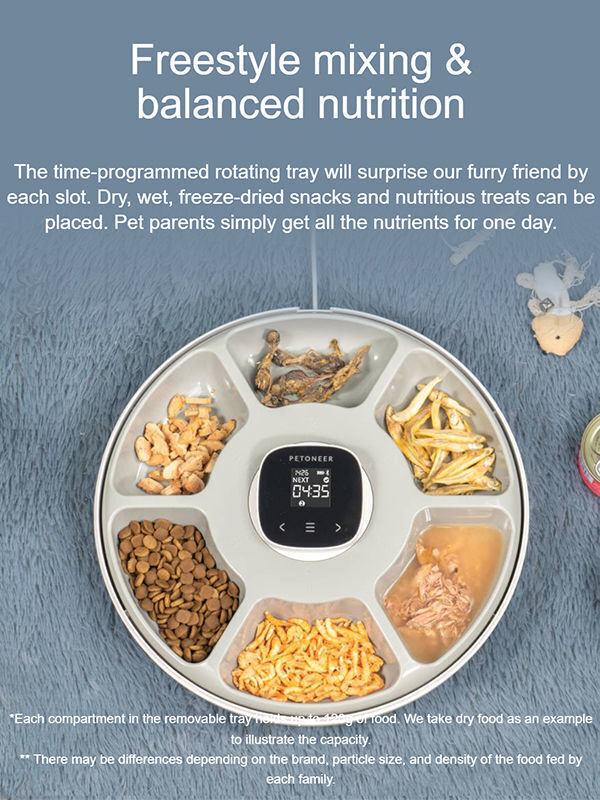 Petoneer Multi Meal Tuya Smart Feeder Multi-function With Balanced ...