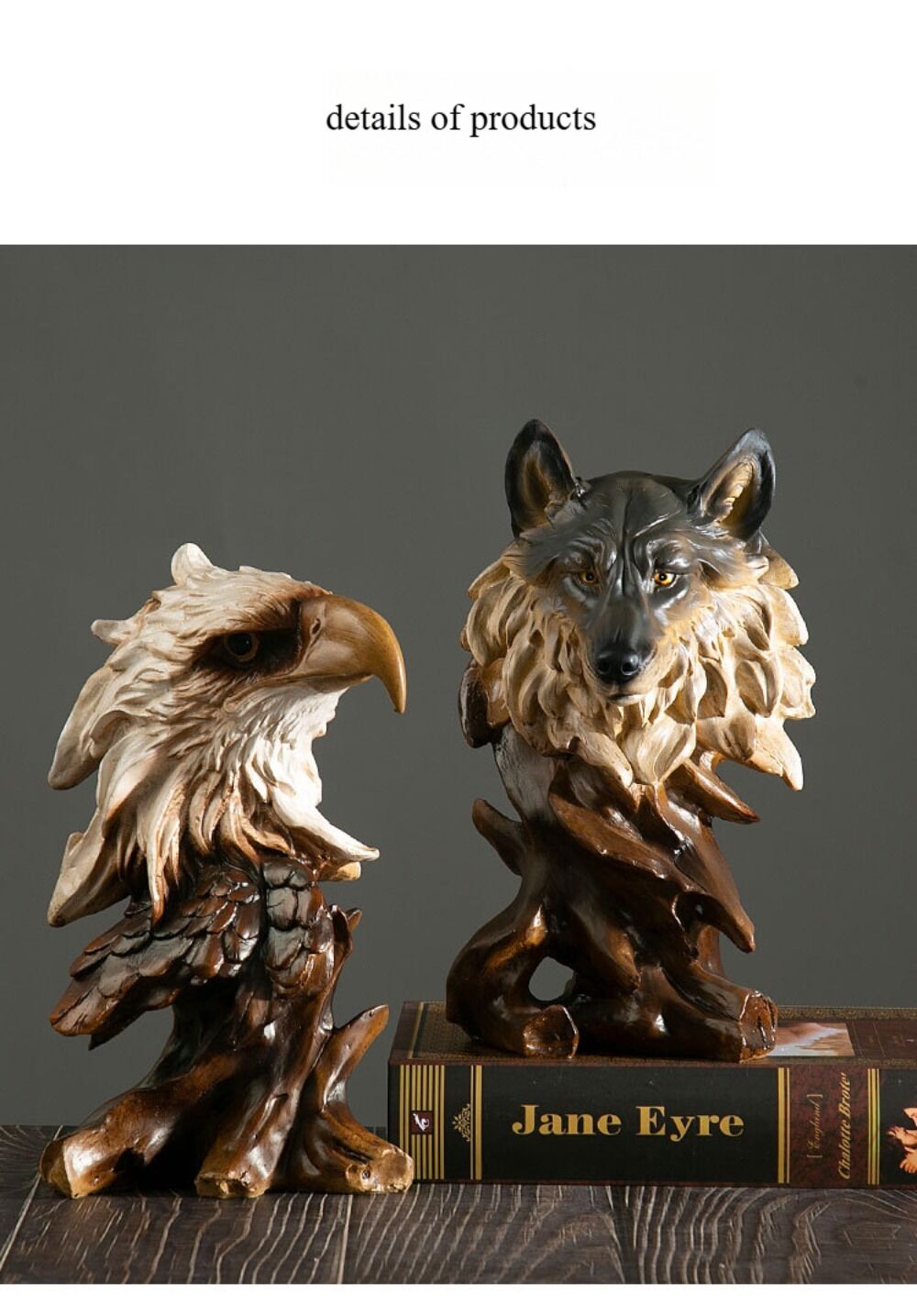 10.8 Inch Resin Tiger Statue Sculpture Animal Collectible Figurine Gift ...