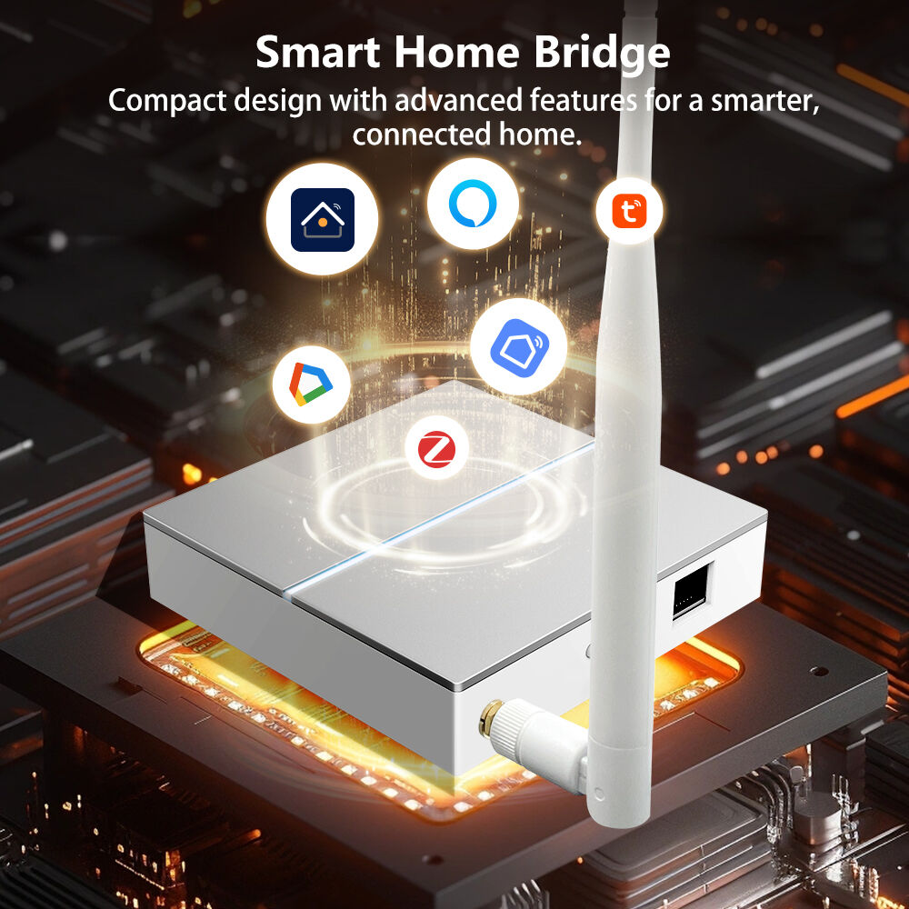 Avatto 2025 New Arrivals Tuya Zigbee Wired Gateway Multi-mode App-controlled Smart Home Gateway ...