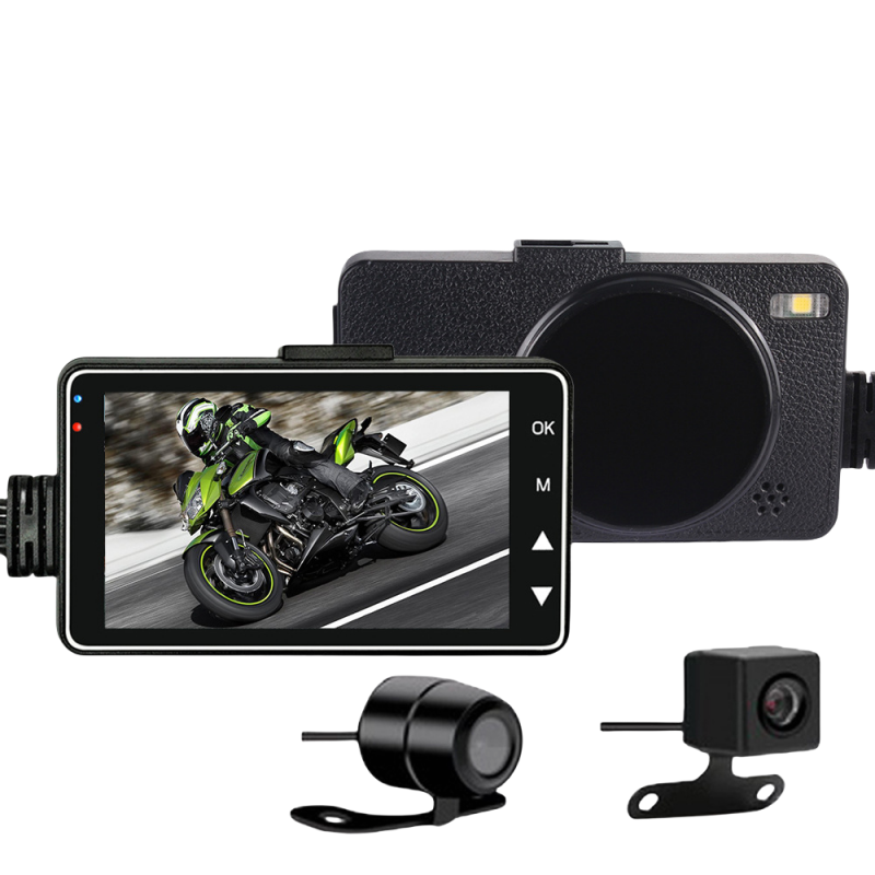 New Product Dual Front And Rear Hidden Cameras Hd Waterproof Motorcycle ...