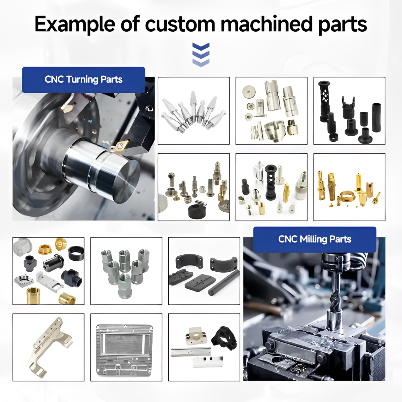 Custom Cnc Machining Aluminum Parts Precision Anodized Aluminum Cnc Machined Metal Parts Gmt ...