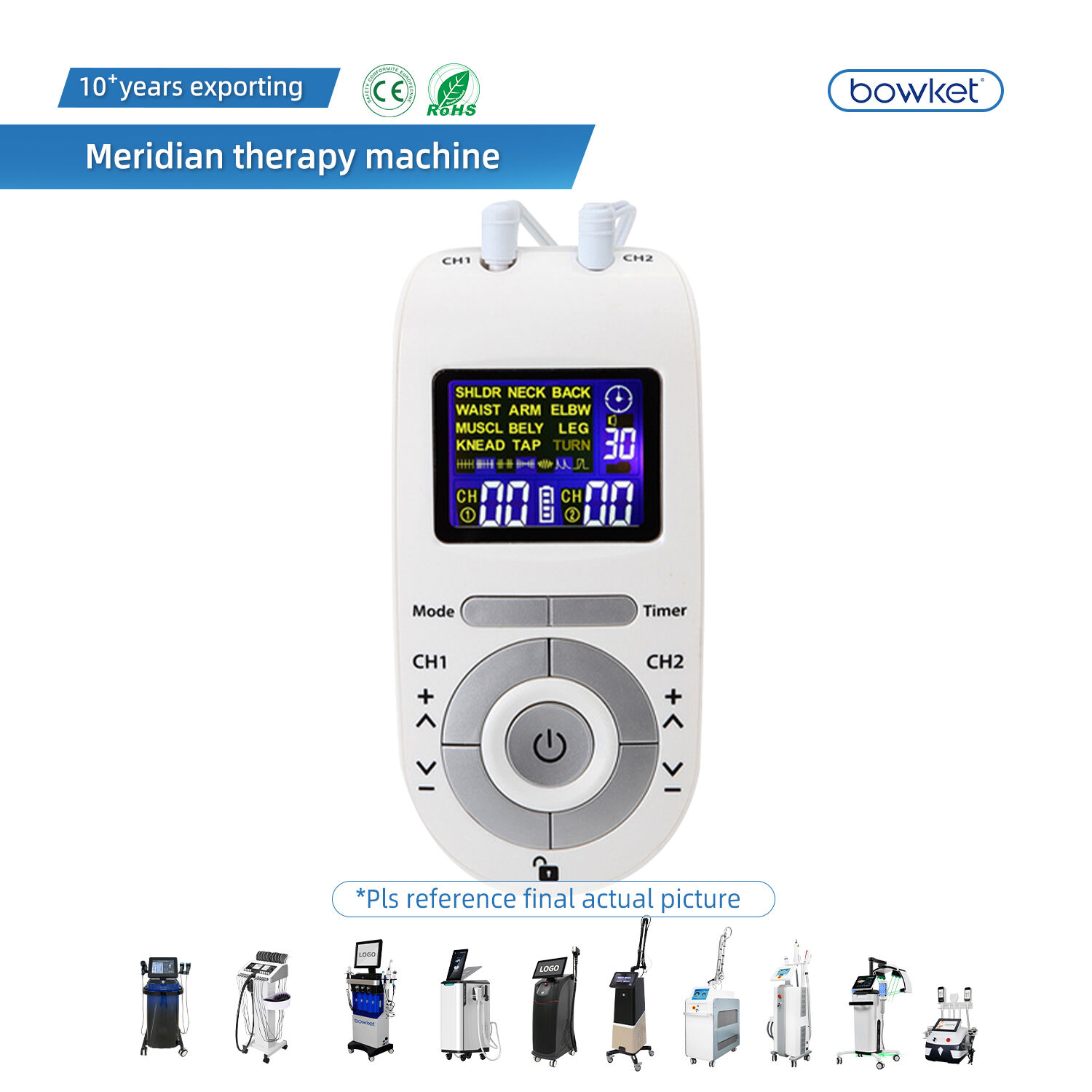 Bulk Buy China Wholesale Bowket Digital Therapy Massage Machine Muscle ...