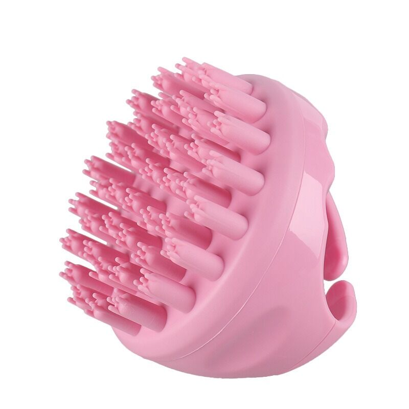 Oem Tangle-free Soft Long Spike Silicone Shampoo Scalp Brush For Curly ...