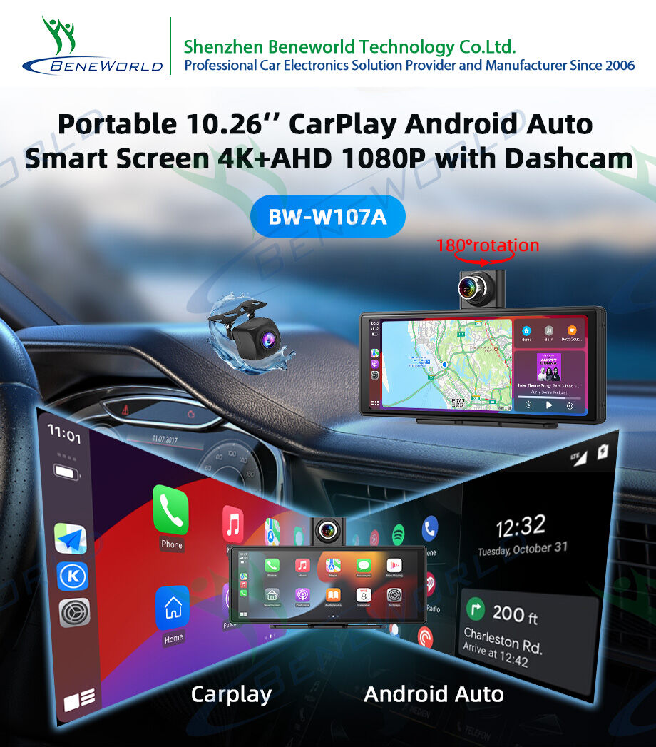 Factory Direct High Quality China Wholesale Hot Sales Wireless Carplay Android Auto 10.26 ...