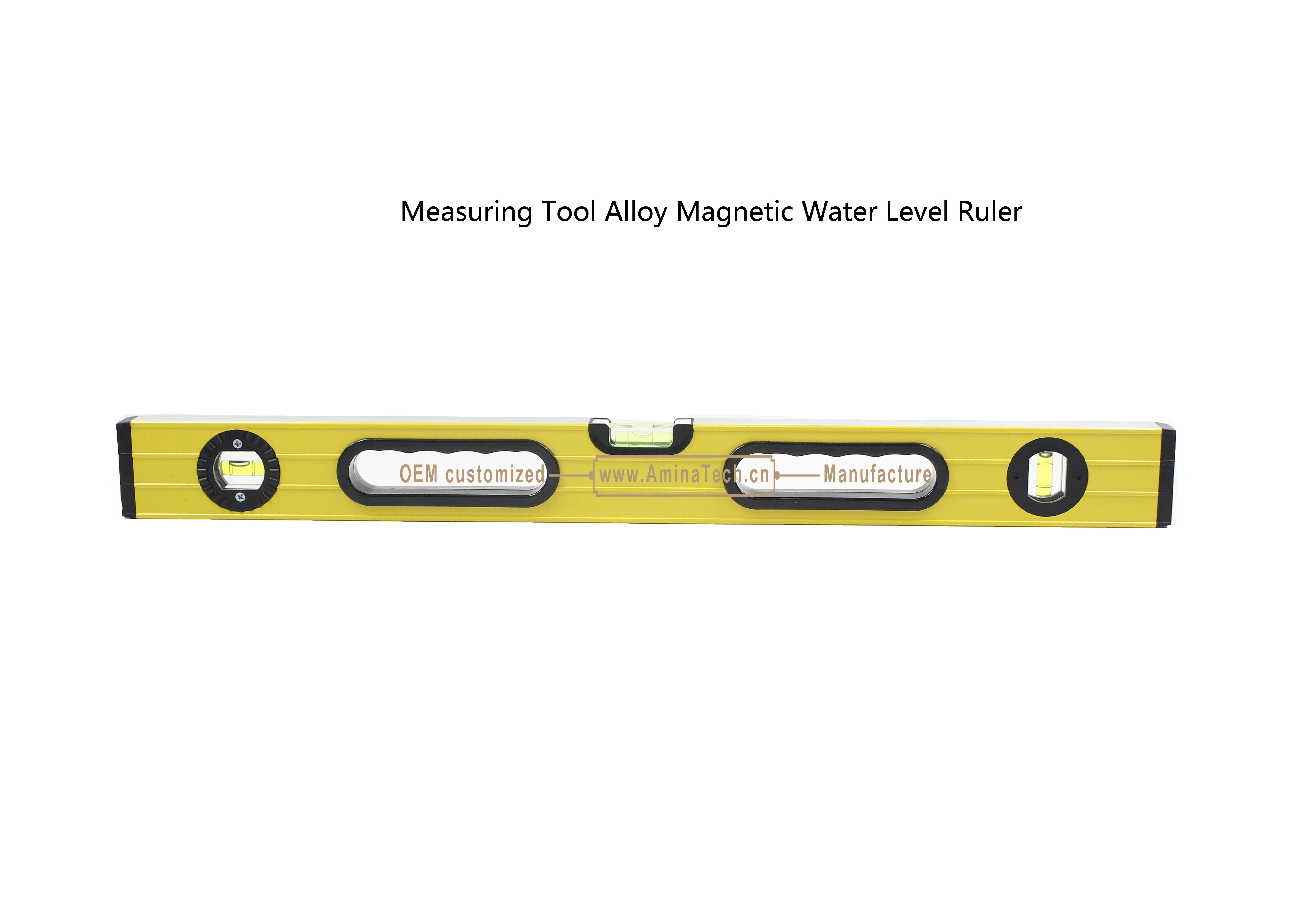 Measuring Tool Alloy Magnetic Water Level Ruler, Spirit Level Ruler ...