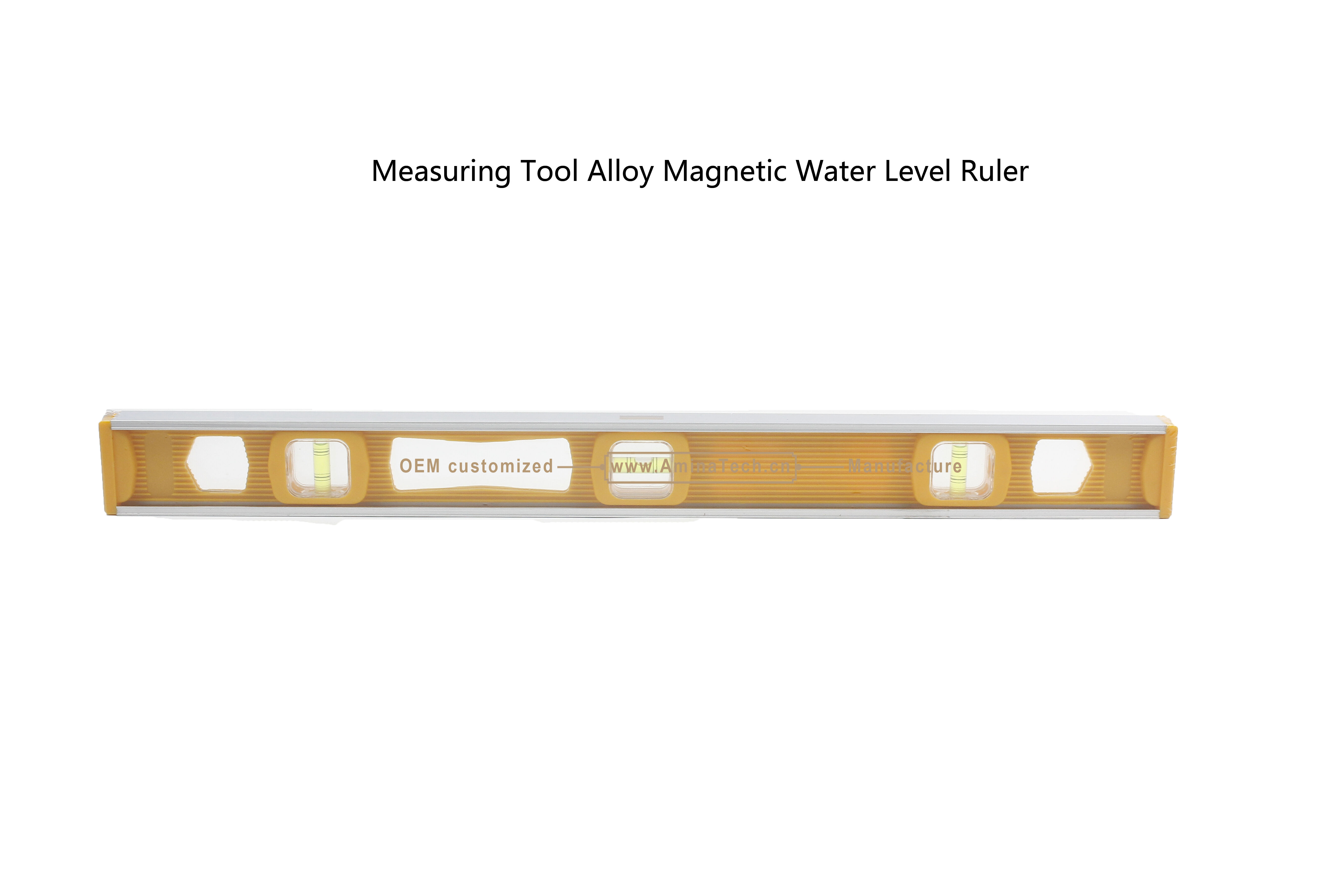 Measuring Tool Alloy Magnetic Water Level Ruler, Spirit Level Ruler ...