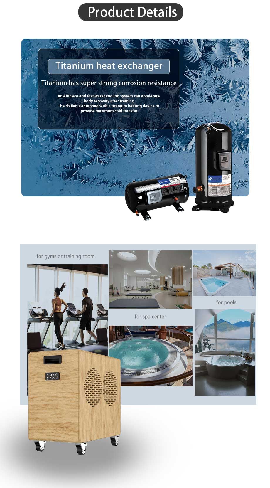 Hi-q Very Popular Cold Plunge Chiller Bathtub Bath Tub Ice Bath Chiller ...