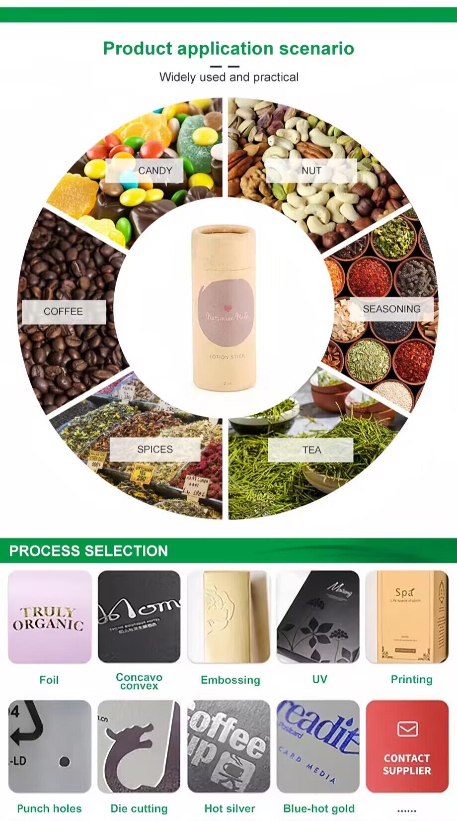 Wholesale Craft Paper Lip Balm Lip Stick Flavour Brown Packaging ...