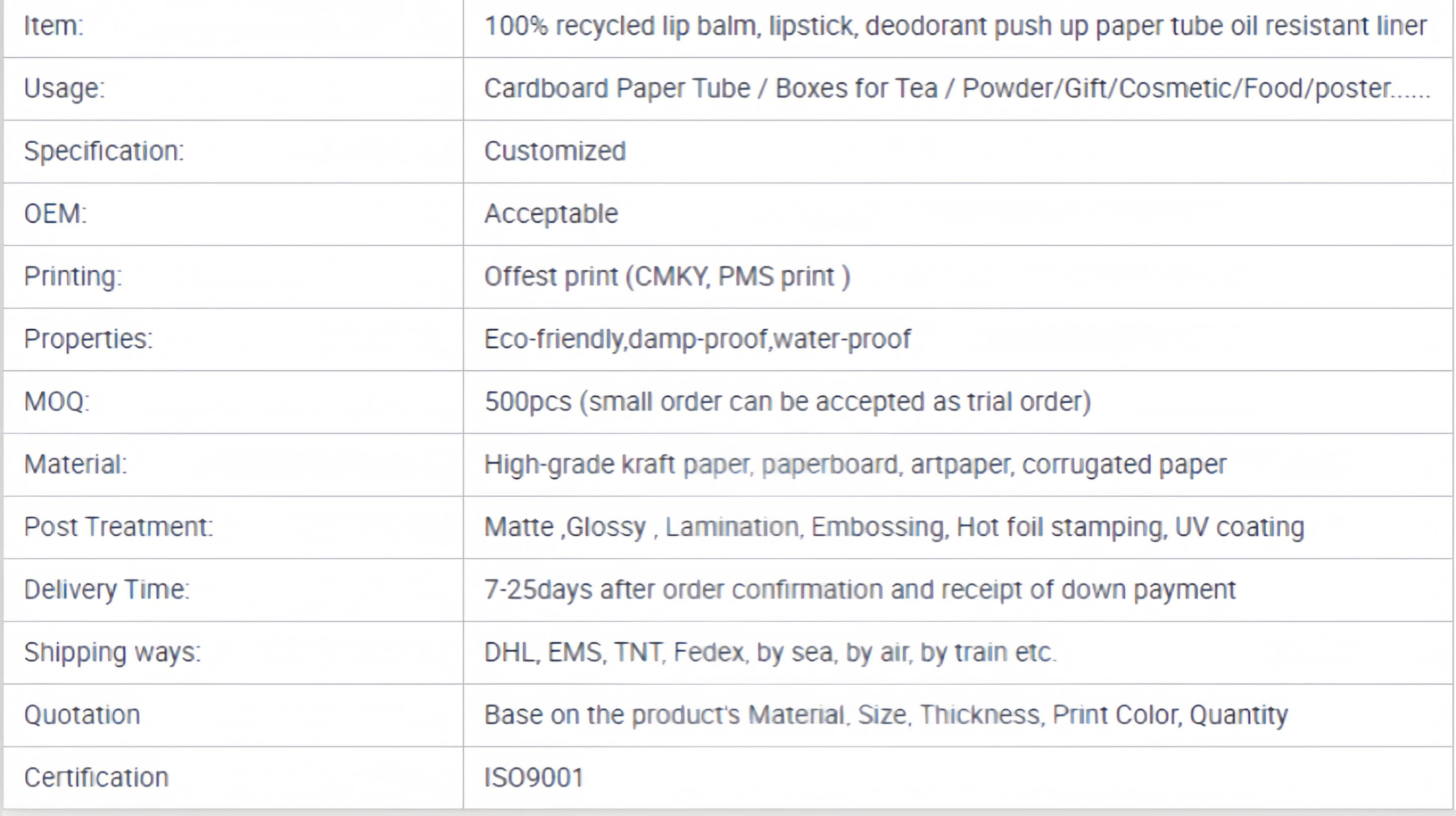 Wholesale Cardboard Tubes For Pills Biodegradable Plastic Free Inhaler ...