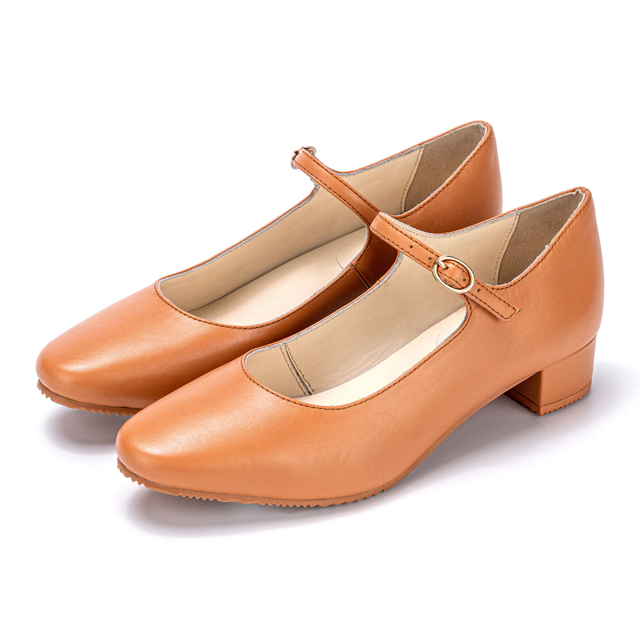 Oem Odm Women's Leather Low Heeled Mary Jane Shoes, Dress Shoes, Women ...