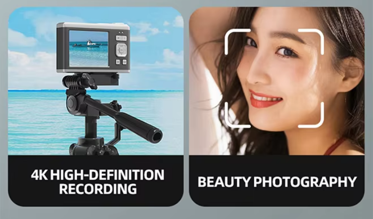 Professional Manufacturer 2025 New Year Digital Camera Vlogging 4k Full ...