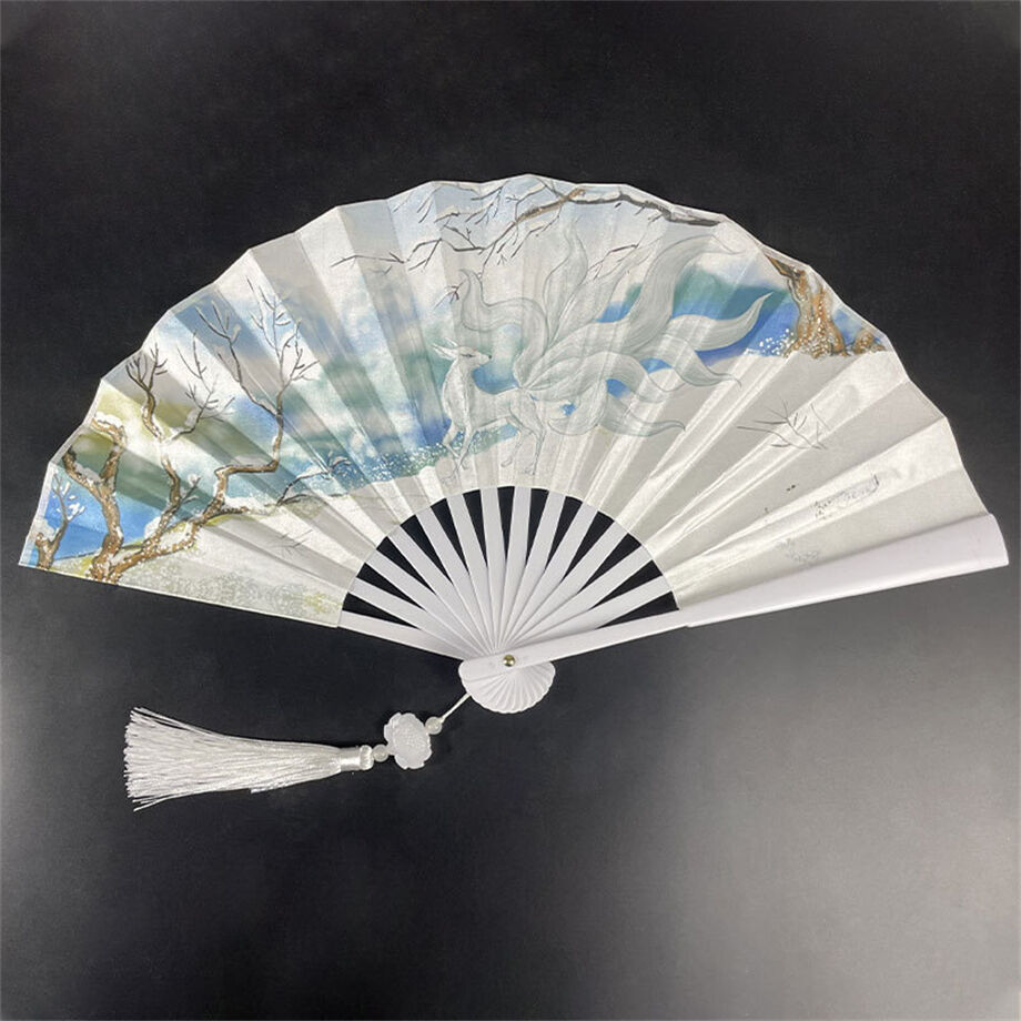 Buy China Wholesale 8 Inch Plastic Handle Fan, Folding Fan Chinese ...