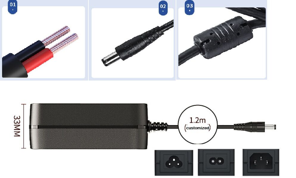 Compact 12v 2.5a Power Adapter With Global Voltage Compatibility, Ce ...