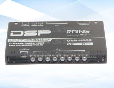 Hot Selling 4ch In & 8ch Out Dsp Processor With Ios & Android App / Optional For Bt / 10-band ...