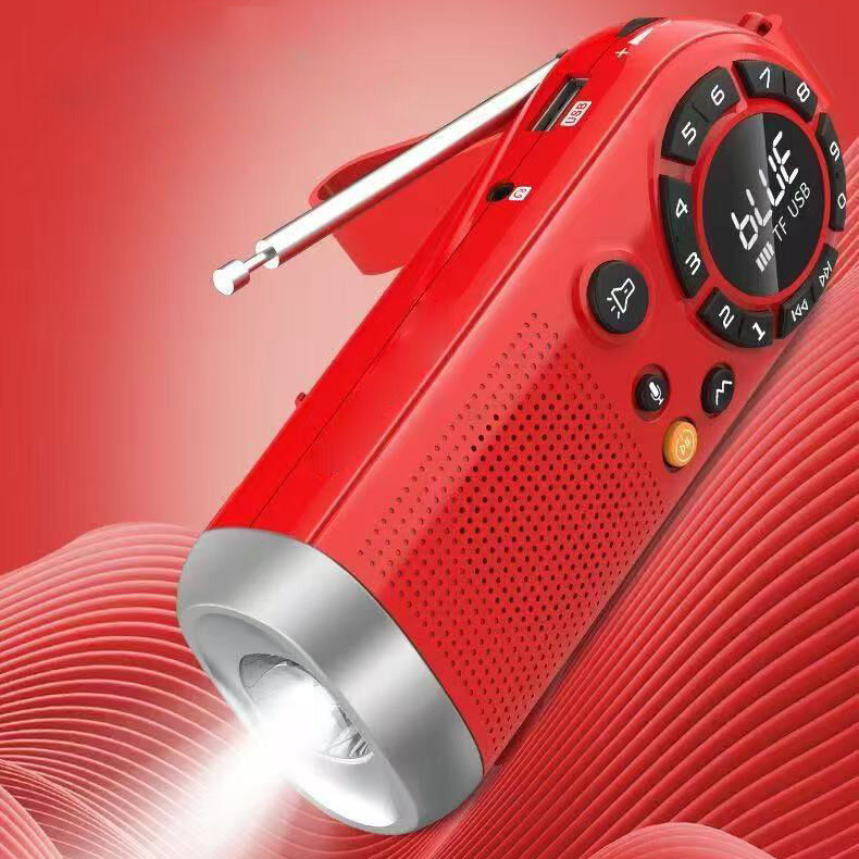 Wireless Multi-functional Portable Radio With Flashlight , Mini Digital ...