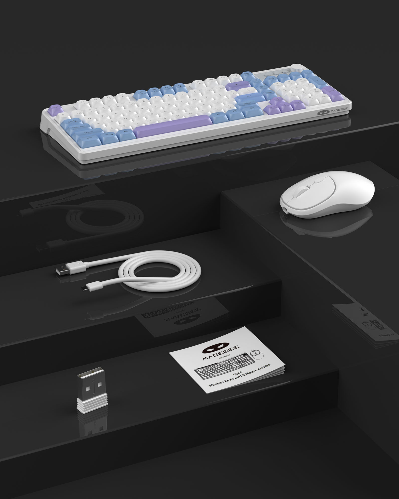 Bulk Buy China Wholesale Magegee V560 Wireless Keyboard & Mouse Combo ...