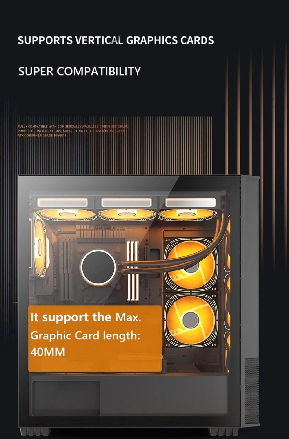 Wholesales Custom Computer Case & Tower Desktop Gamer Big Pc Case ...