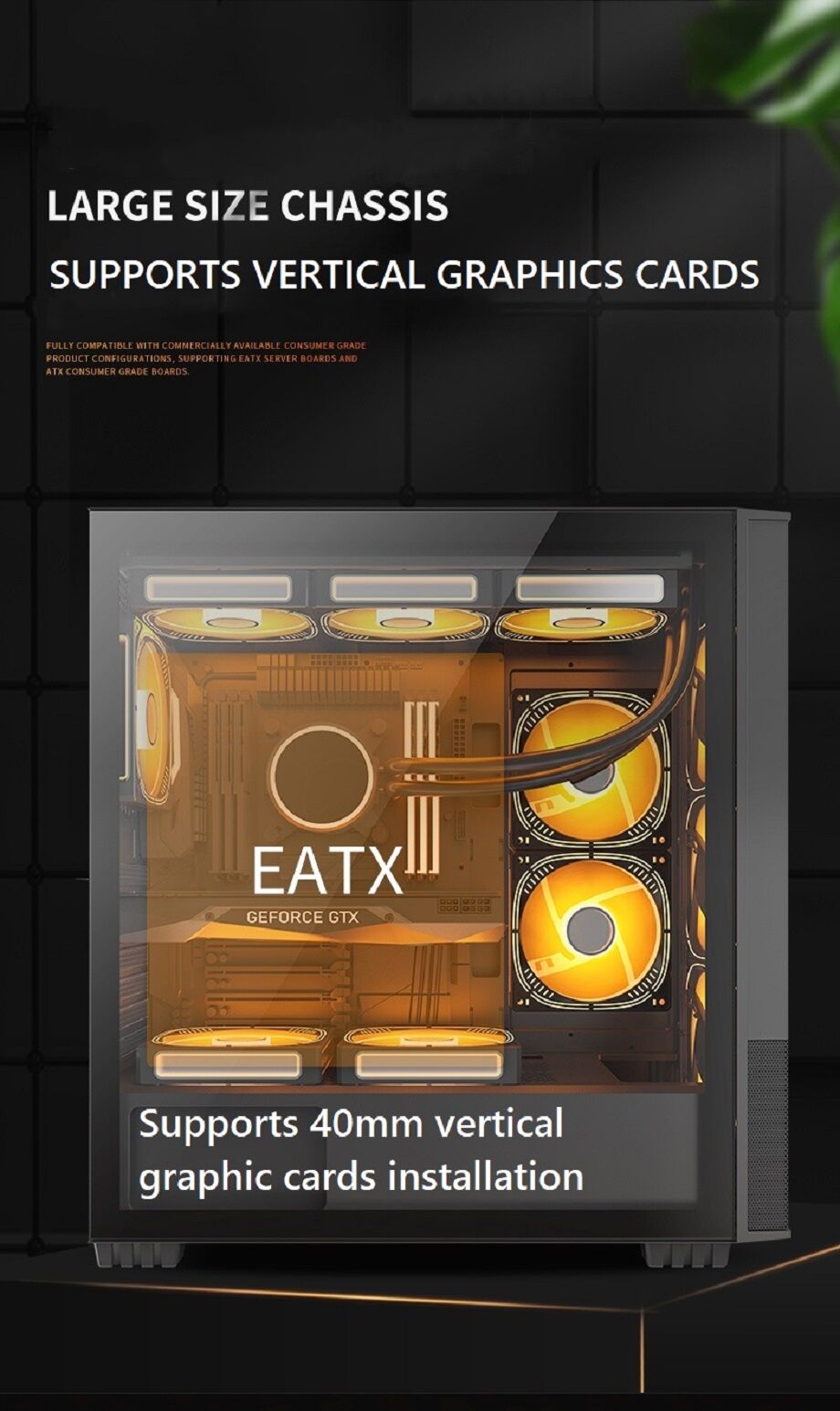 Wholesales Custom Computer Case & Tower Desktop Gamer Big Pc Case ...