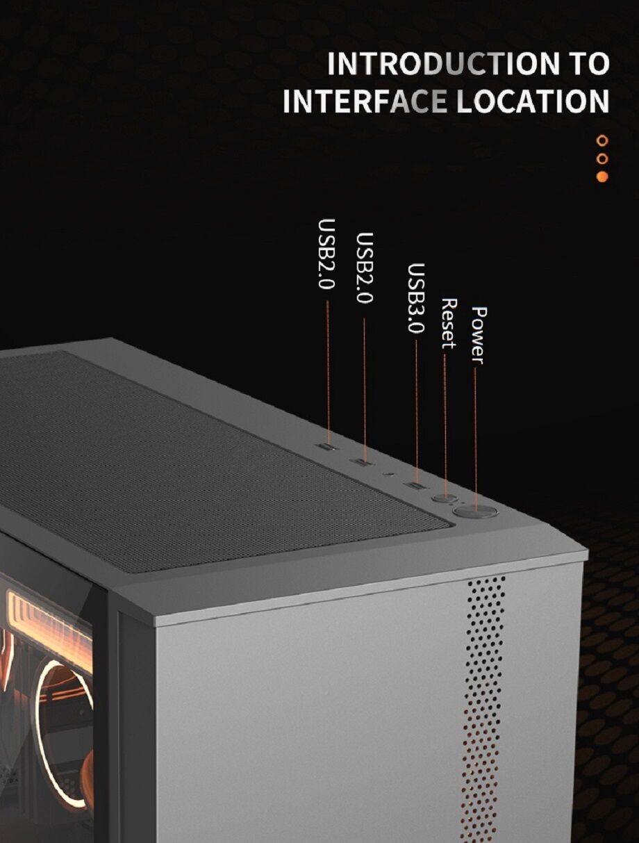 Wholesales Custom Computer Case & Tower Desktop Gamer Big Pc Case ...