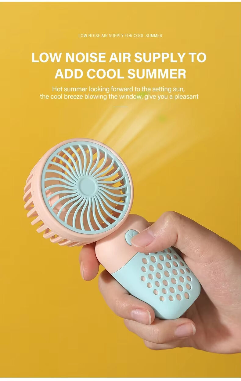 Cute Usb Mini Fan Portable Handheld Fan Rechargeable Mini Pocket Size ...