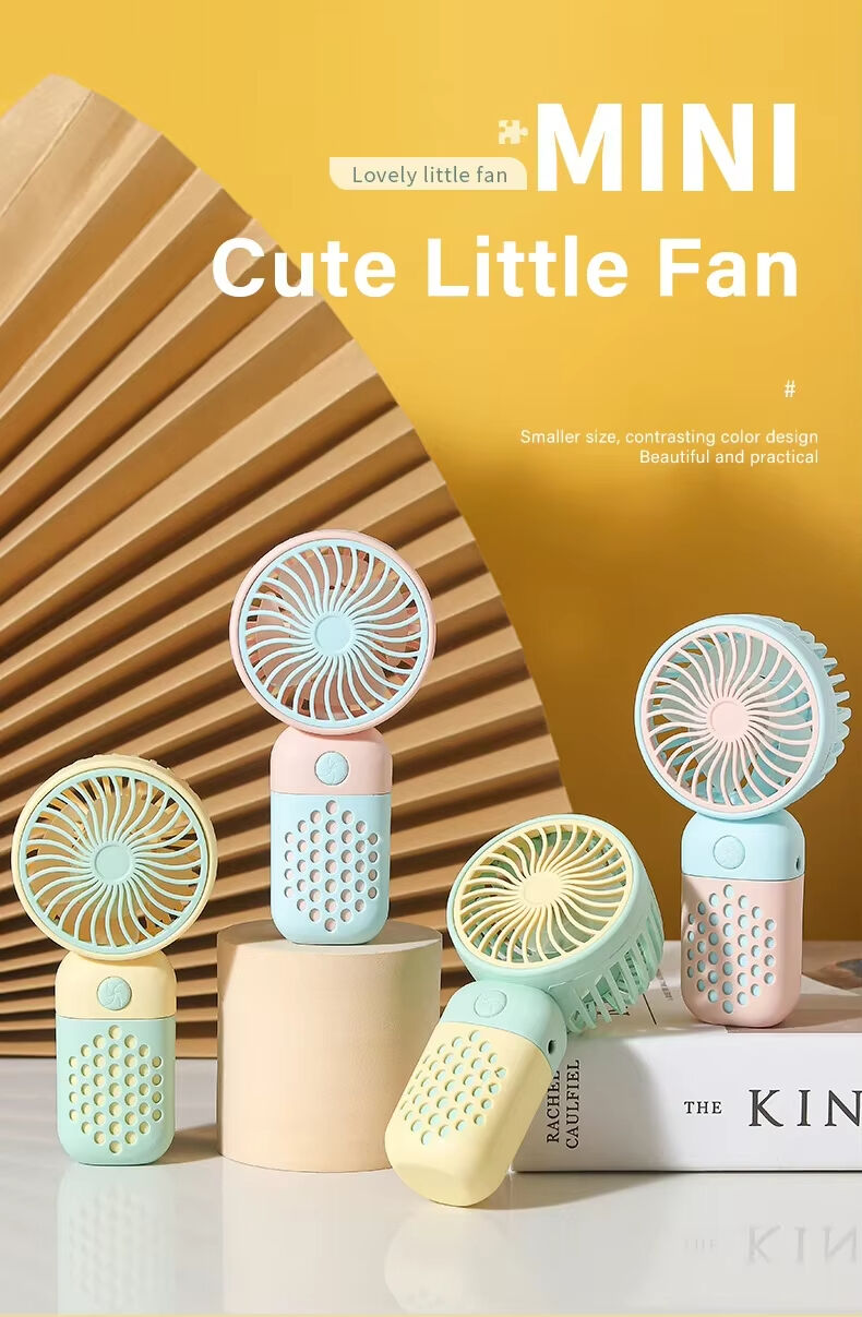 Cute Usb Mini Fan Portable Handheld Fan Rechargeable Mini Pocket Size ...