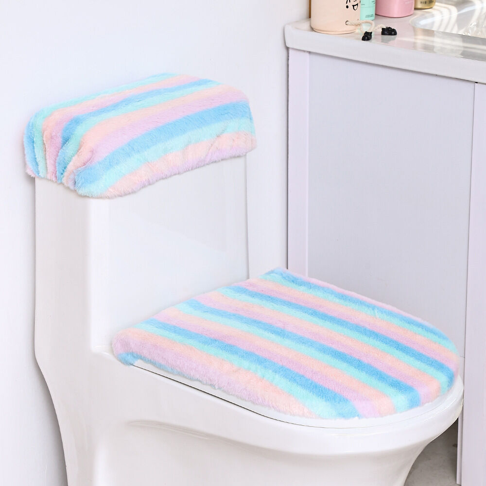 Cross Border Wool Gradient Terylene Toilet Seat Cover - Buy China ...