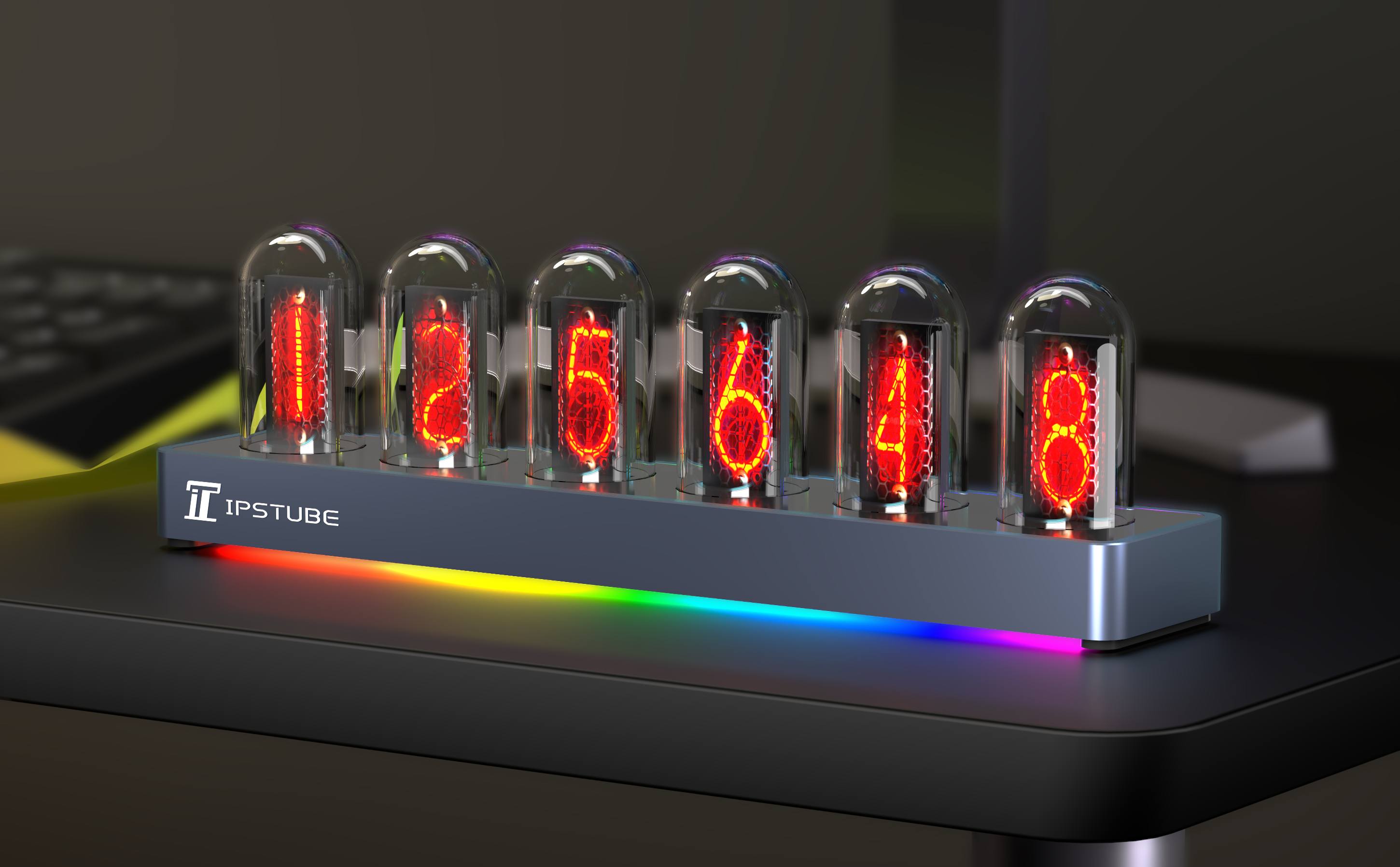 Wholesale Retro Nixie Tube Clock Smart Tabletop Clock With Ipstube ...