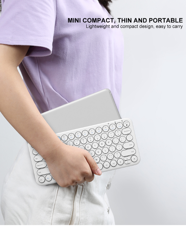 Supplier Wireless Membrane Keyboard Multi-device Convenient Thin And ...