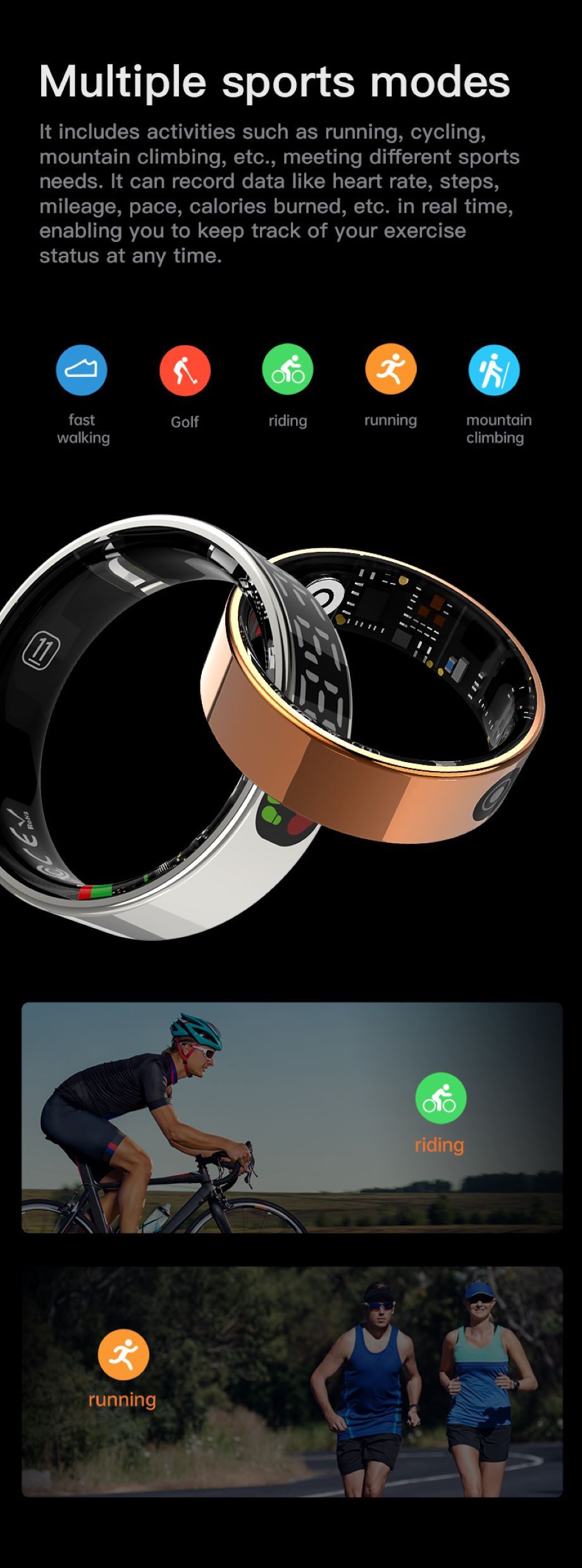 Bulk Buy China Wholesale Hot Selling Ur9 Smart Ring With Screen Jring ...