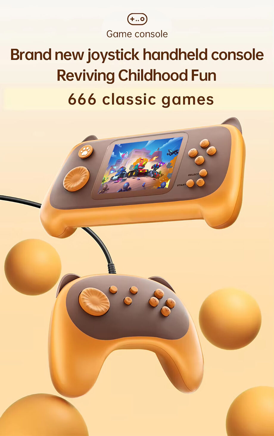 New S3 Handheld Game Console 3.0 Inch Screen Joystick Mini Video Game ...