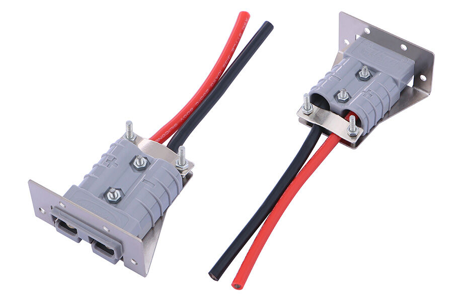 Power Connector 50a Bipolar Plug Battery Cabinet Bracket With Cable ...