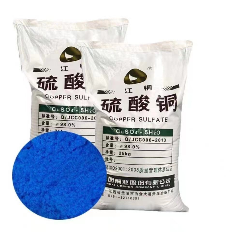 Blue Crystal Copper Sulfate Purity 99% Cuso4 Granular Copper Sulfate ...