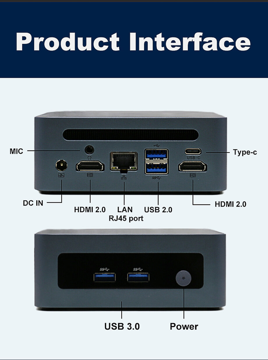 Buy China Wholesale Eglobal Small Form Factor Desktop Pc, 12th Gen I5 ...