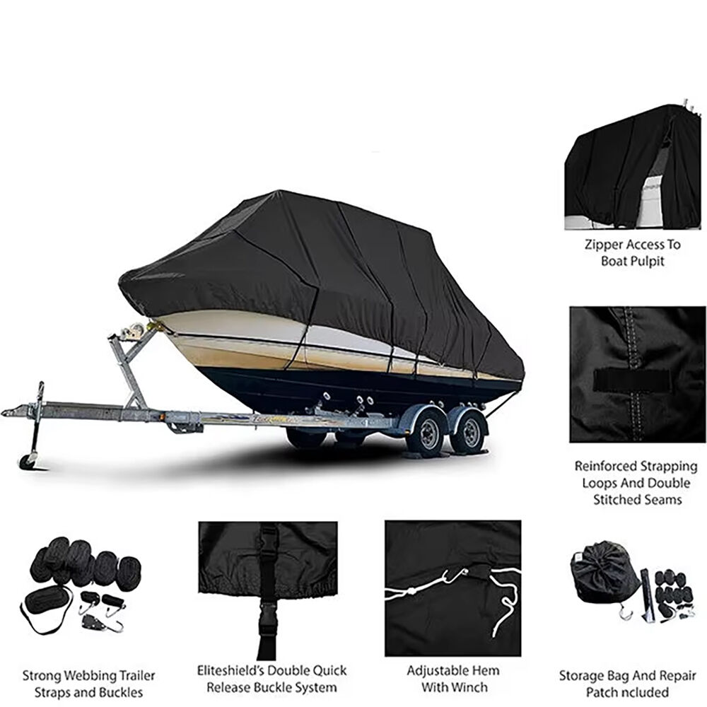 Factory Customized Waterproof 600d Boat Cover Suitable For Fishing ...
