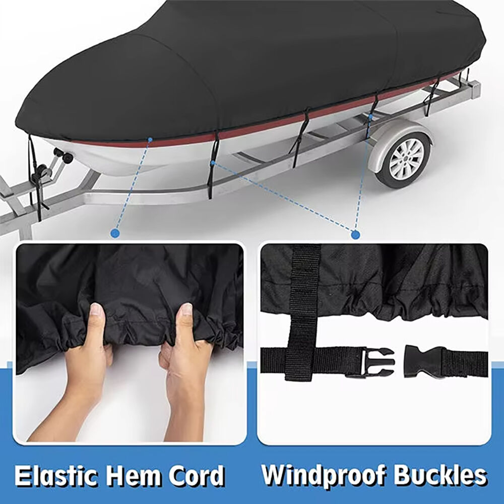 Factory Customized Waterproof 600d Boat Cover Suitable For Fishing ...