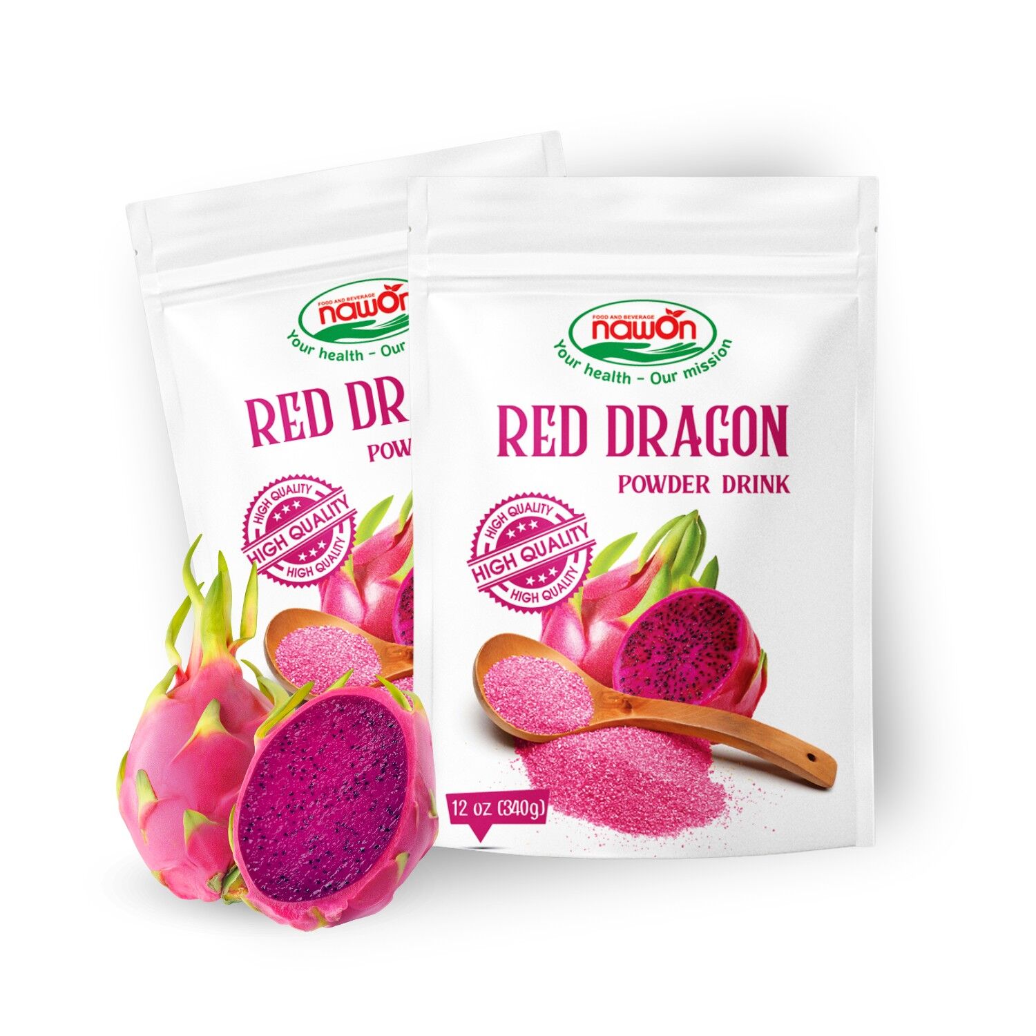 Vietnam Manufacturer Instant White Dragon Flavor Powder Box 340g ...