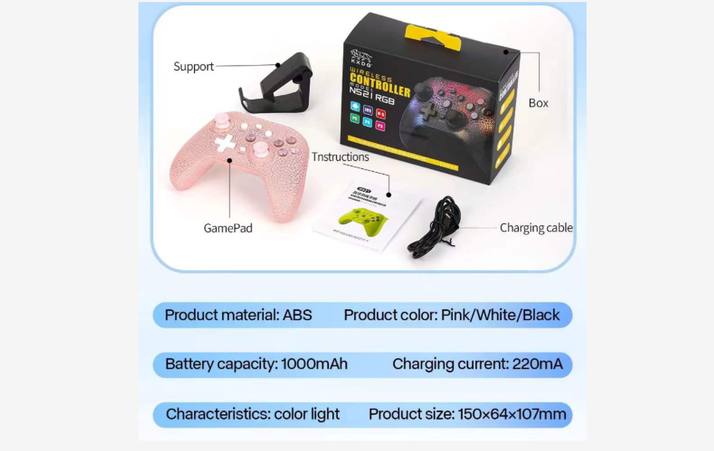 Oem Game Controller For Ns Switch Console Wireless Gamepad For P-s-4 ...