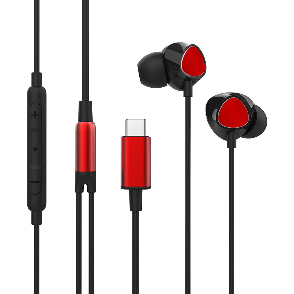 Wholesale Price Handsfree High Back Type C Earphone Wried Headphone In ...